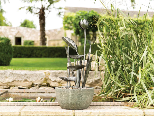 FLOWER WATER FEATURE – Abbey Garden Buildings Ltd